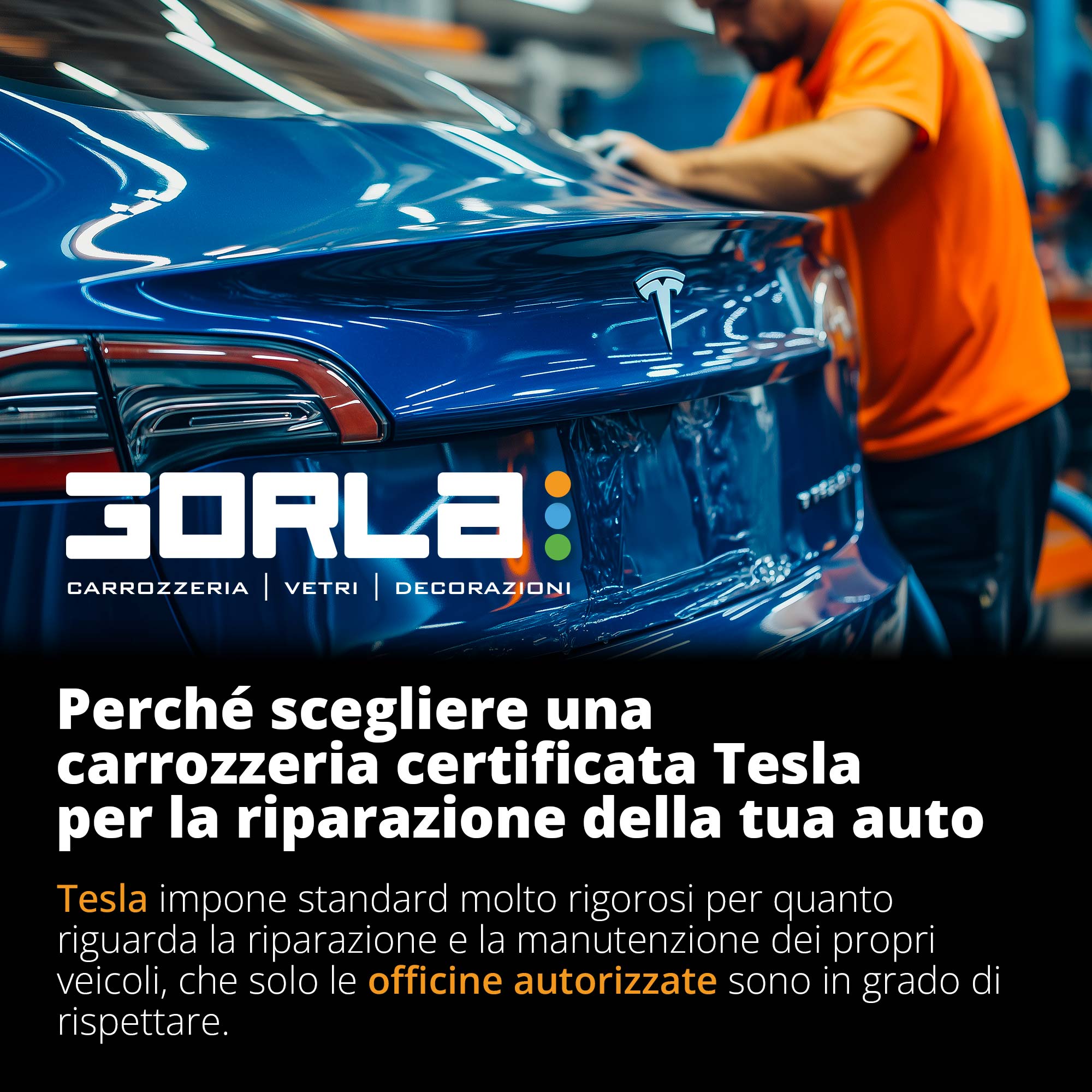 Perchè scegliere una carrozzeria certificata per la tua Tesla?